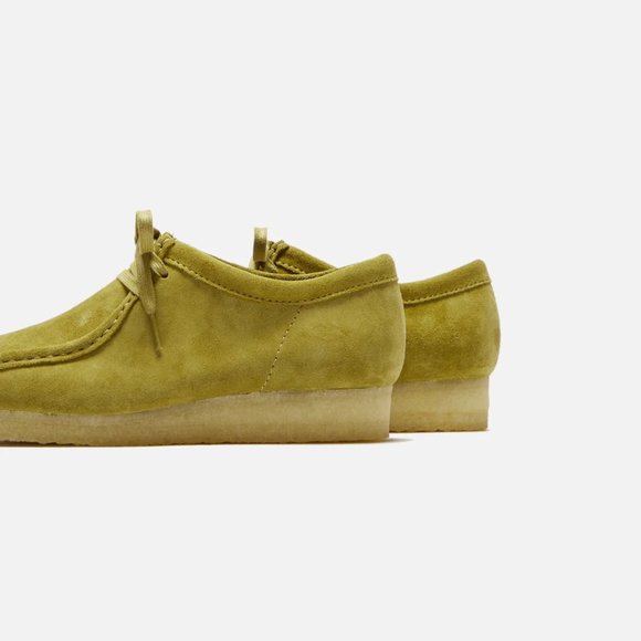 Clarks | Shoes | Clarks Wallabee Mid Green Suede Mens Shoes | Poshmark